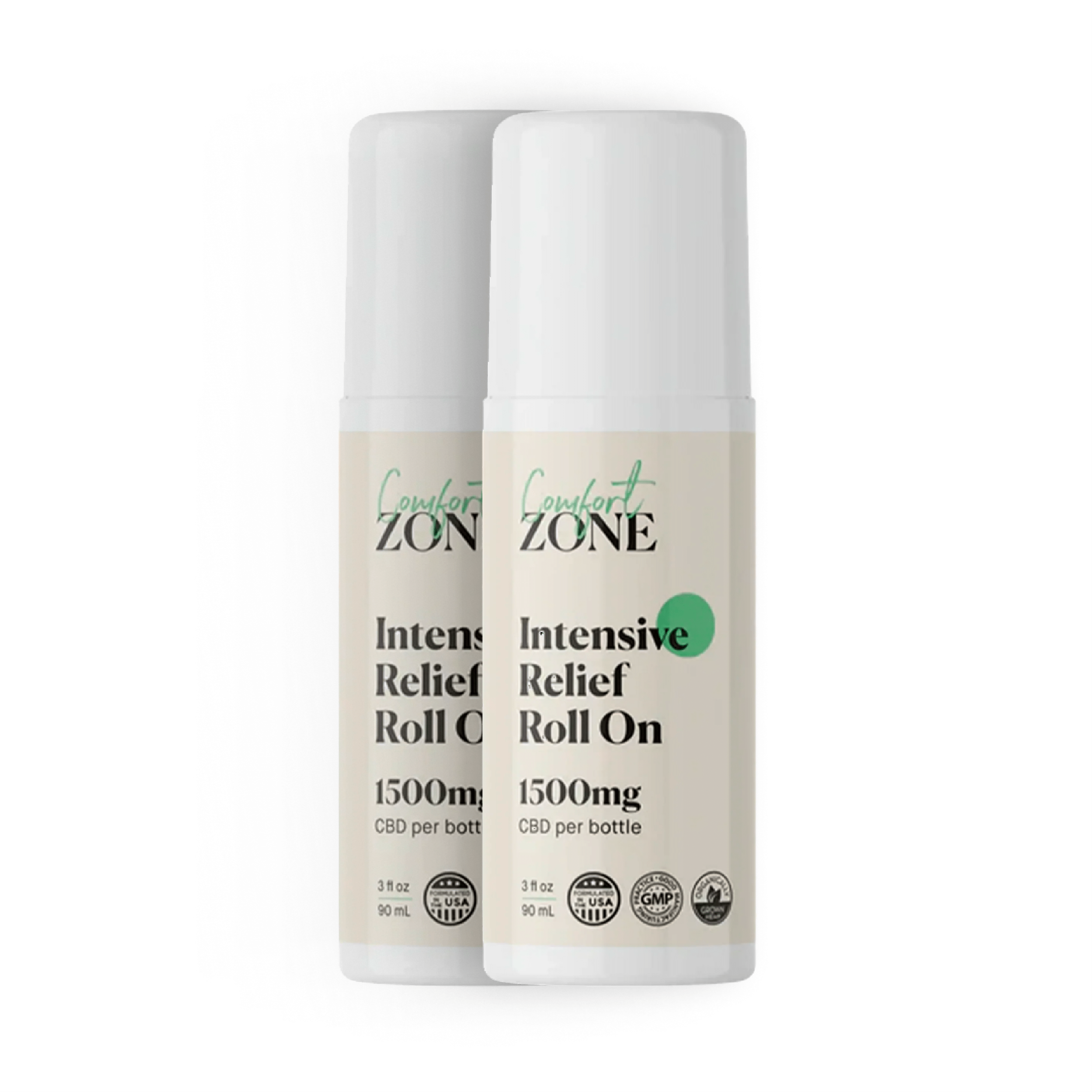 CBD Intensive Relief Roll-On 2-Pack Bundle (10% OFF) - CBD Comfort Zone