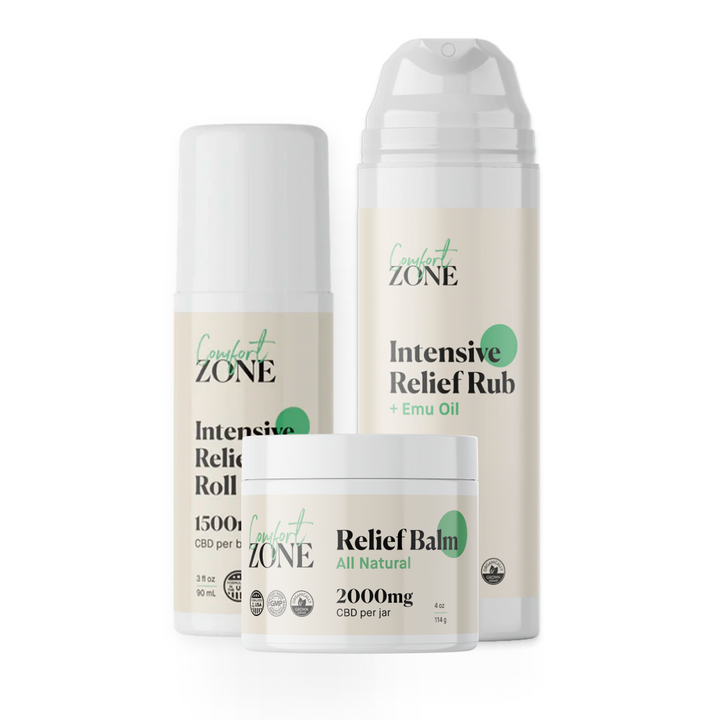 Comfort Zone's CBD Roll On Pain Relief with 1500 mg CBD - CBD Comfort Zone